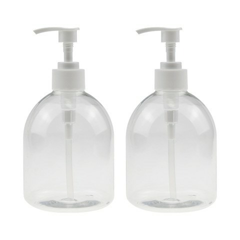 Botol pam plastik 500ml Transparent., Furniture & Home Living ...