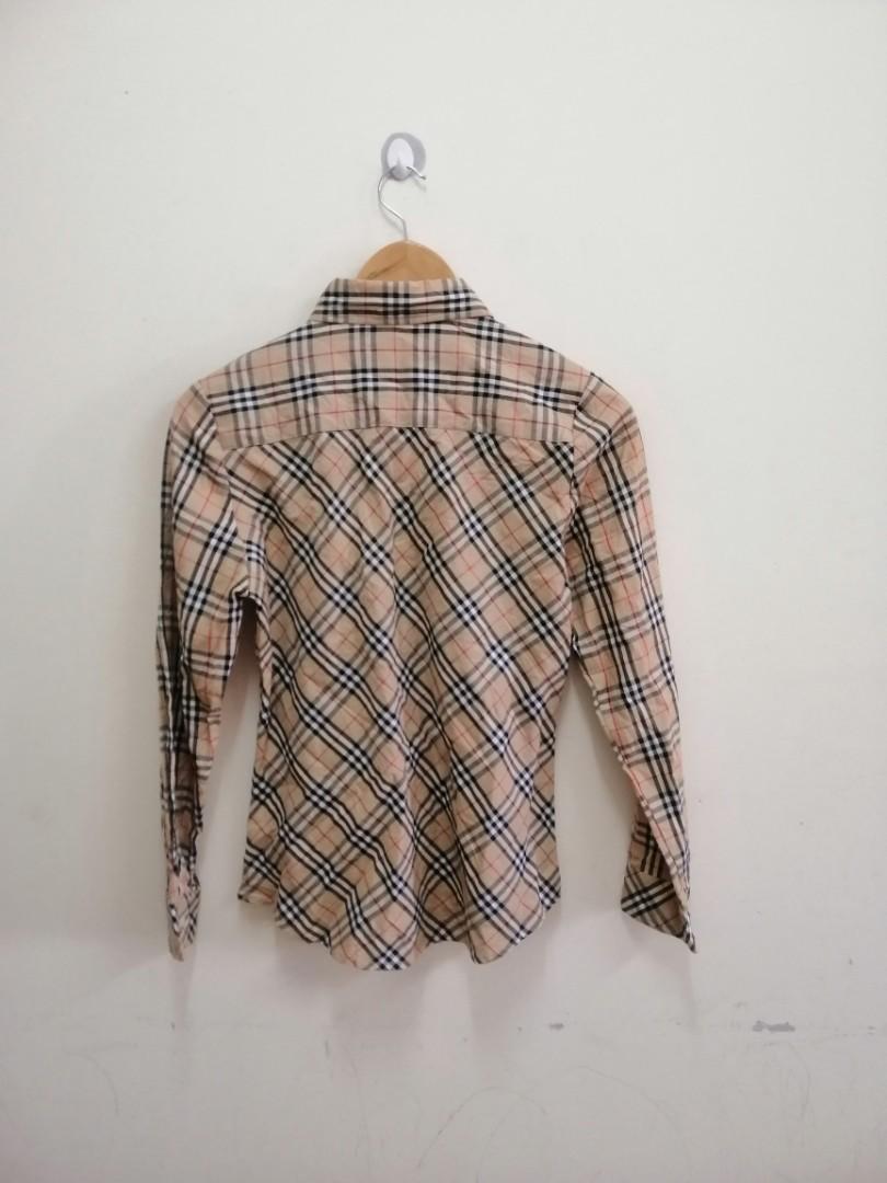 Burberry London nova check for her, Women's Fashion, Tops, Longsleeves ...