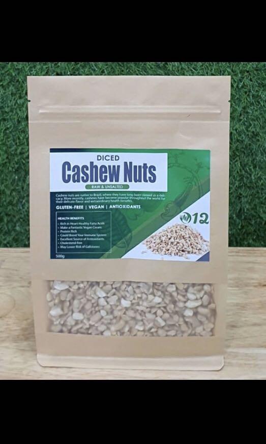 CASHEW NUTS ( Diced), Food & Drinks, Packaged & Instant Food on Carousell