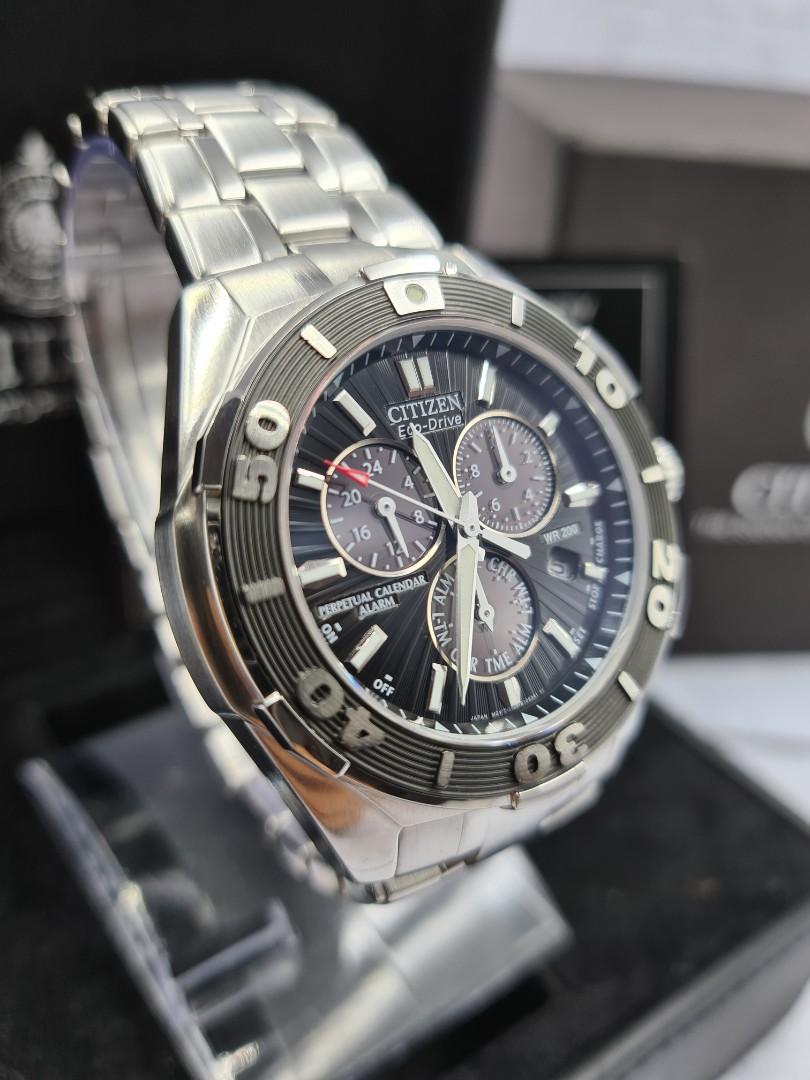 CITIZEN ECO DRIVE SIGNATURE COLLECTION PERPETUAL CALENDAR, Luxury ...