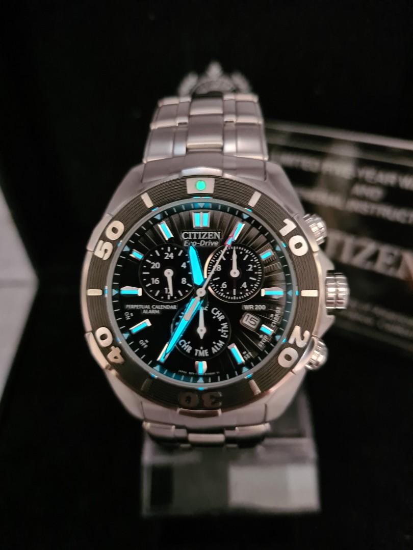 CITIZEN ECO DRIVE SIGNATURE COLLECTION PERPETUAL CALENDAR, Luxury ...