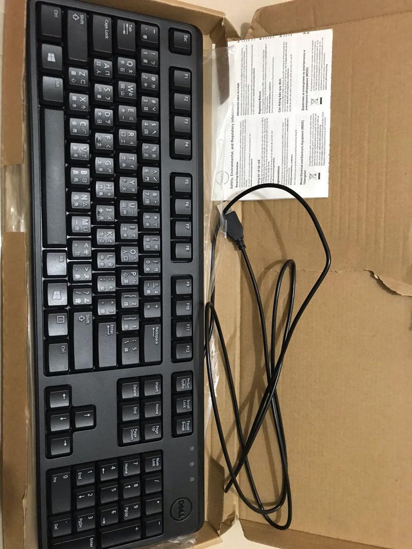 Dell keyboard ⌨️ KB212-B, 電腦＆科技, 電腦周邊及配件, 電腦鍵盤及相關產品 - Carousell