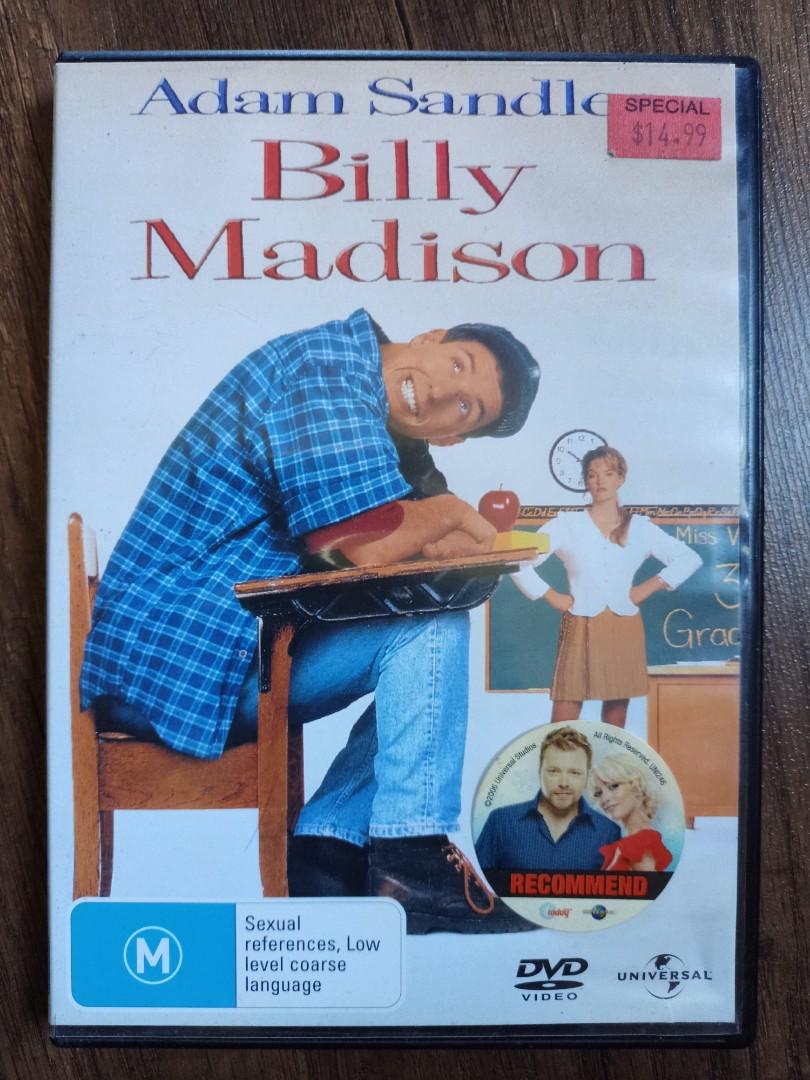 DVD Billy Madison, Hobbies & Toys, Music & Media, CDs & DVDs on Carousell