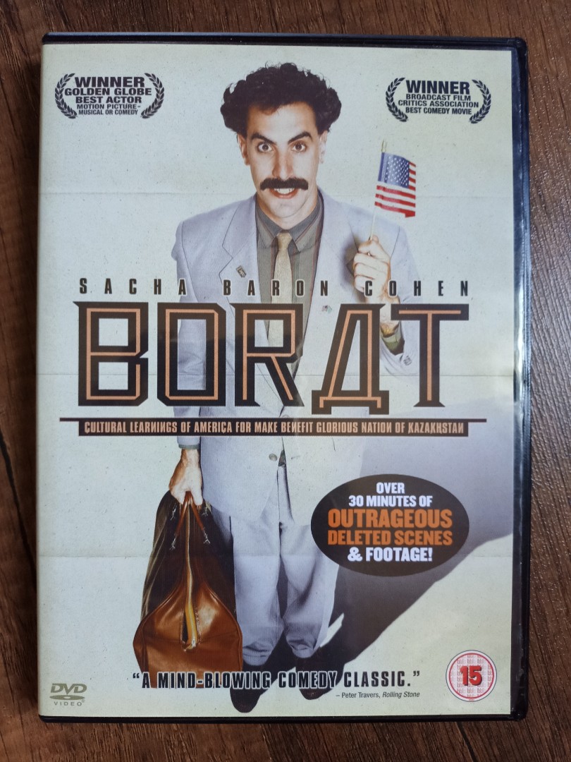 DVD Borat, Hobbies & Toys, Music & Media, CDs & DVDs on Carousell
