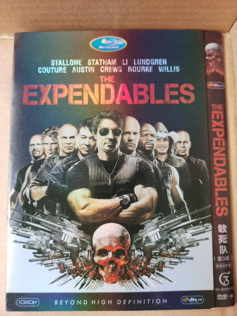 DVD The Expendables language have English & Cantonese & Mandarin ...