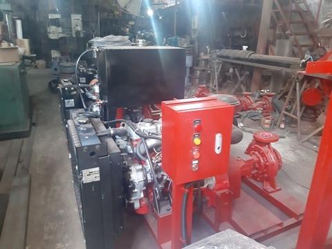 FIRE PUMP PRV WASTECONE DIESEL ENGINE, Commercial & Industrial ...
