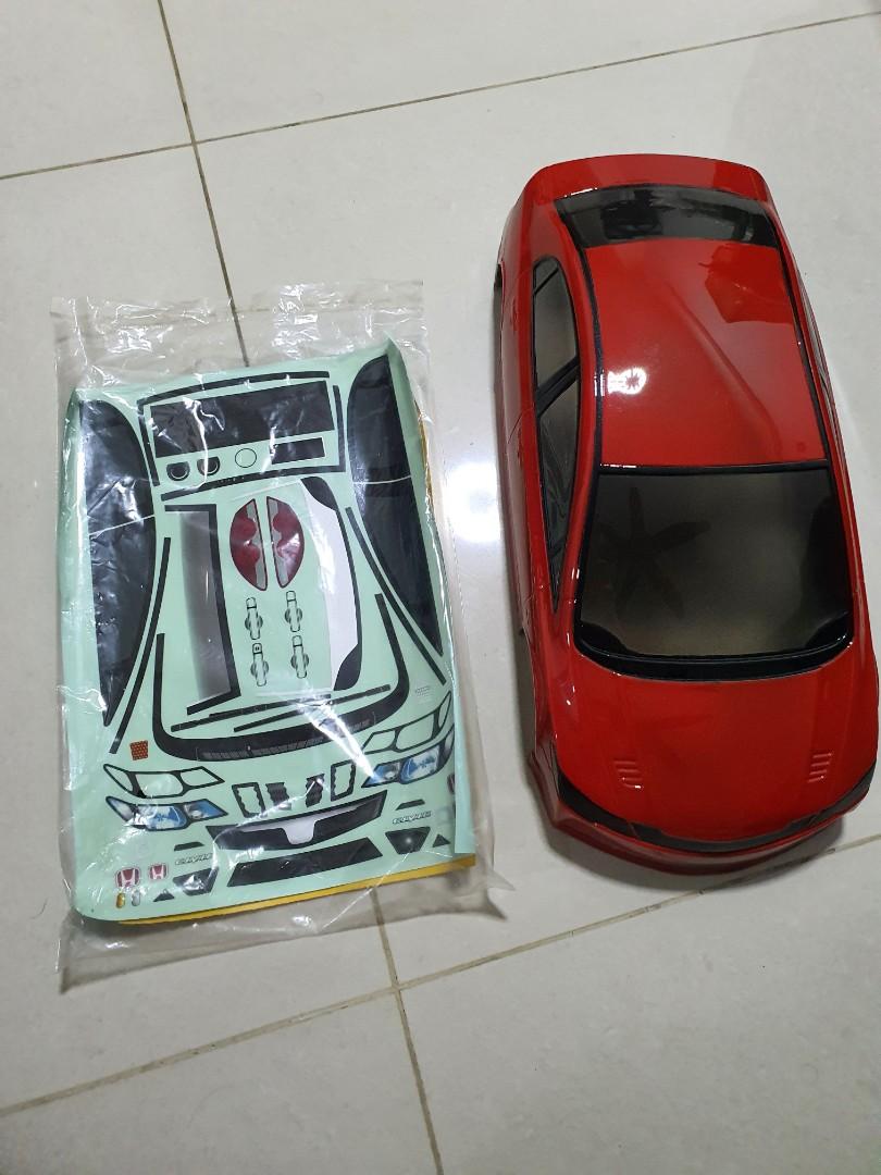 Honda Civic Type R FD2R 1/10 RC 200mm shell, Hobbies & Toys, Toys ...