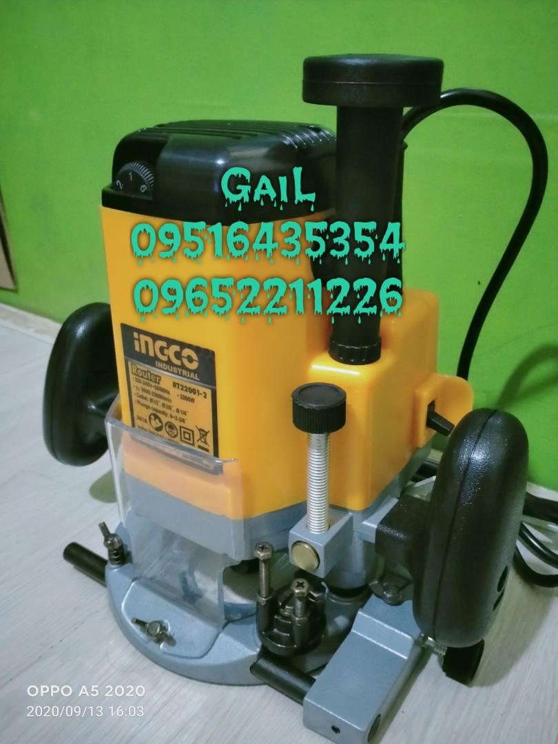 INGCO 2200W Wood Router (RT22001-2), Commercial & Industrial ...