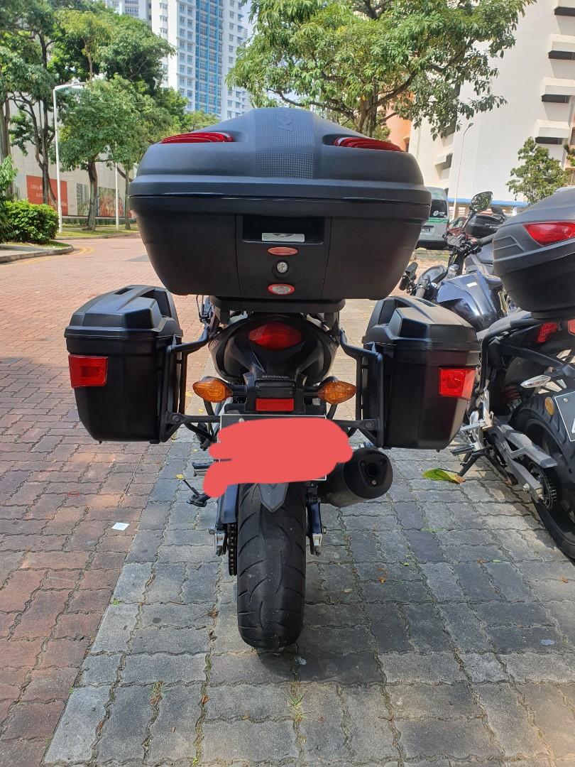 Kappa side panniers+side rack, Motorcycles, Motorcycle Accessories on ...