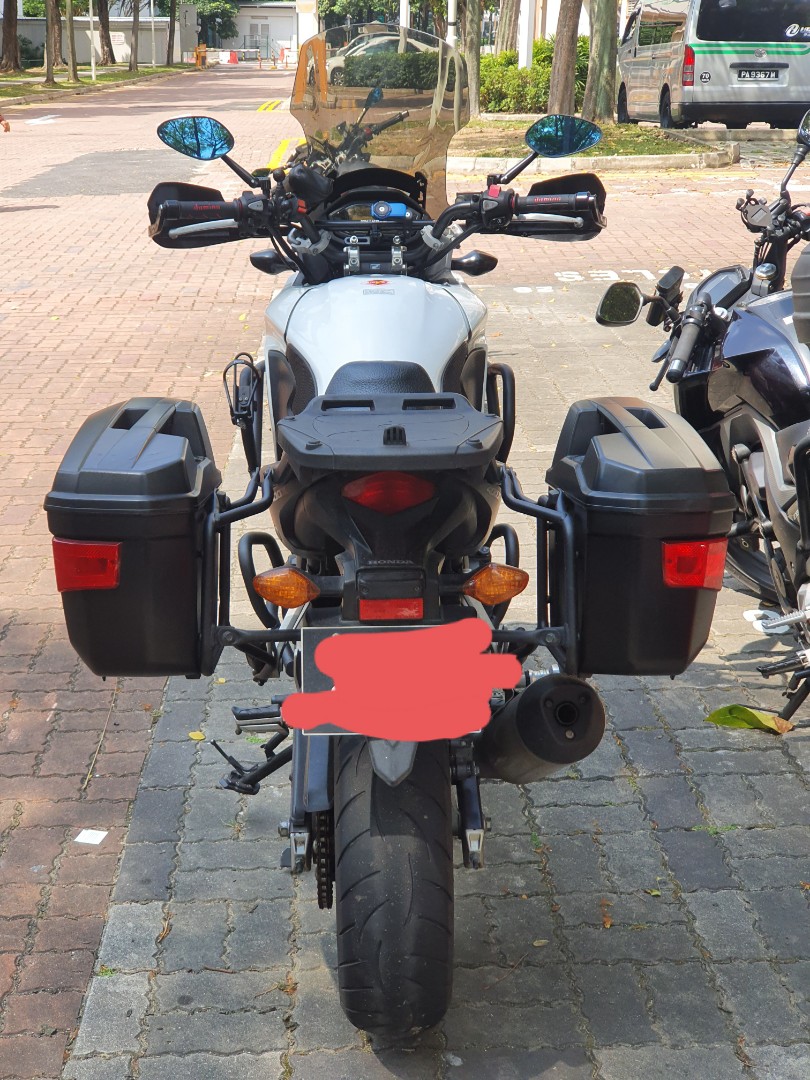 Kappa side panniers+side rack, Motorcycles, Motorcycle Accessories on ...