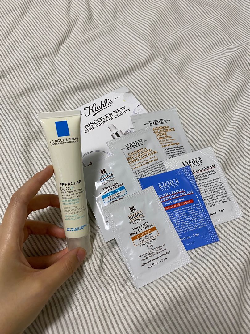 La Roche-Posay Effaclar Duo(+) and FREE Kiehl’s Sample Pack, Beauty ...