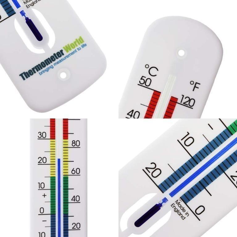 Large Outdoor Thermometer 380 mm Long - Garden Thermometer Outdoor Made ...