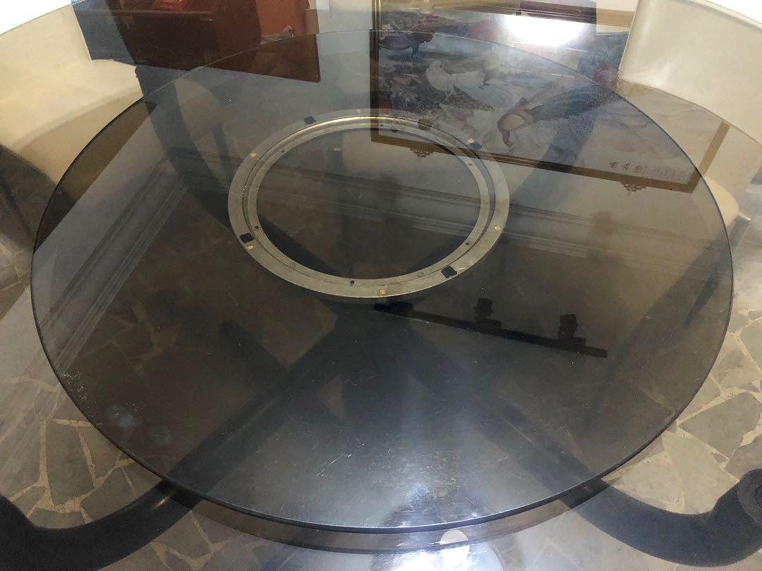 Lazy Susan - Glass, Furniture & Home Living, Furniture, Tables & Sets ...