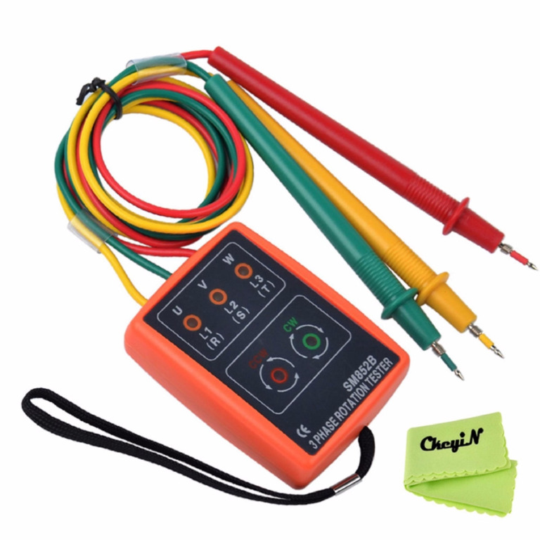 LED Phase Sequence Meter Rotation Indicator Tester, Audio, Other Audio ...