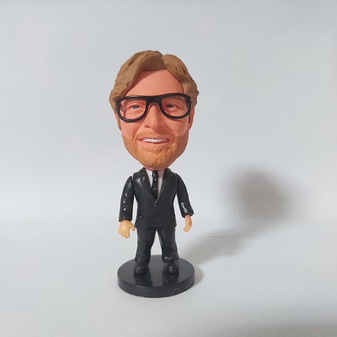 Liverpool World Class Manager Jurgen Klopp (JK) Figurine In Black Suit ...