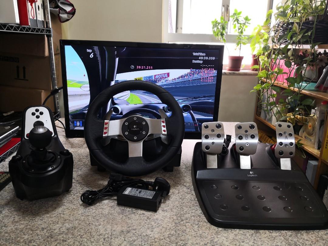 Logitech G27 Racing Wheel set, 電子遊戲, 遊戲機配件, 互動遊戲Figure - Carousell