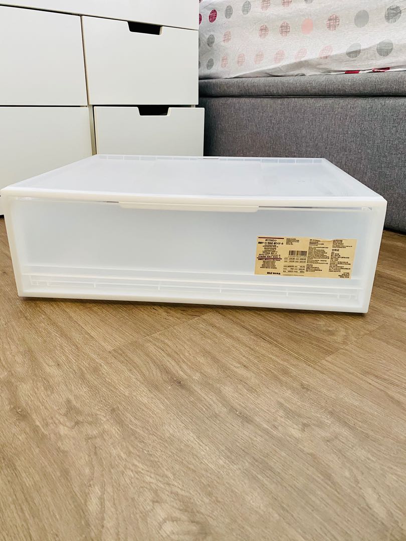 MUJI- Plastic Drawer (Small), Furniture & Home Living, Home Improvement ...