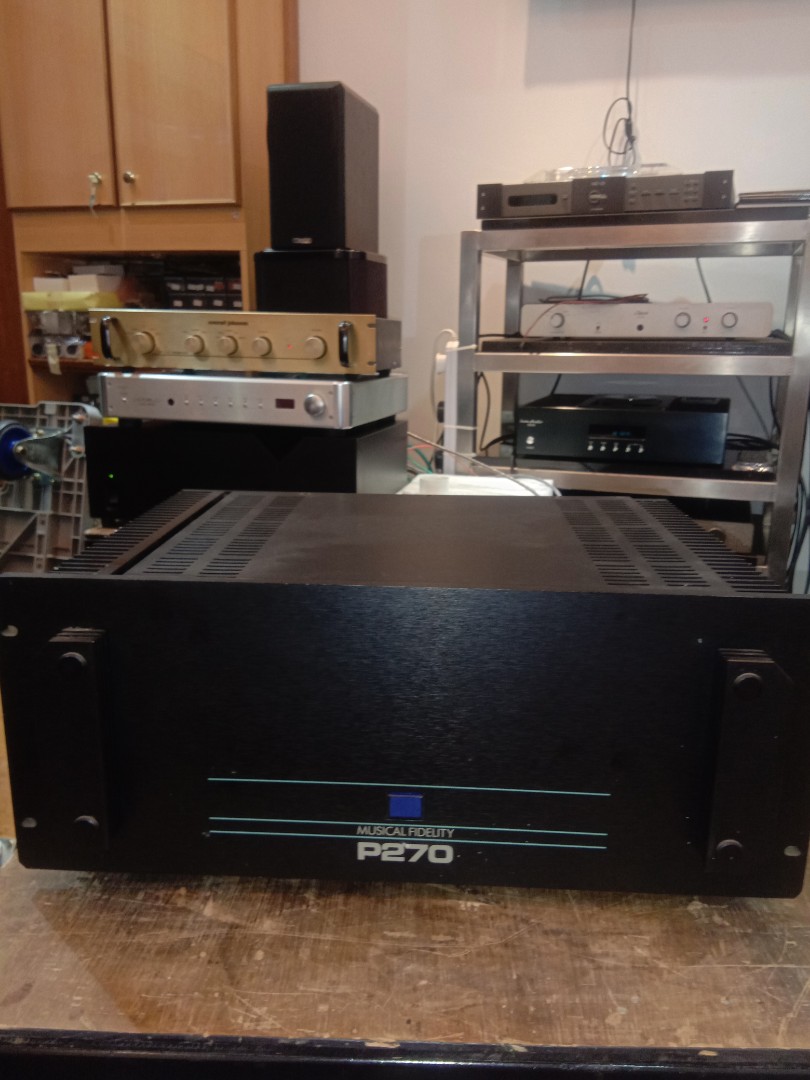 Musical fidelity P270 power amp dual mono, Audio, Other Audio Equipment ...