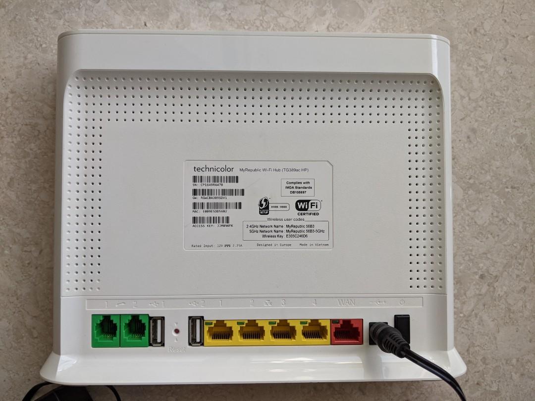Myrepublic router, Computers & Tech, Parts & Accessories, Networking on ...