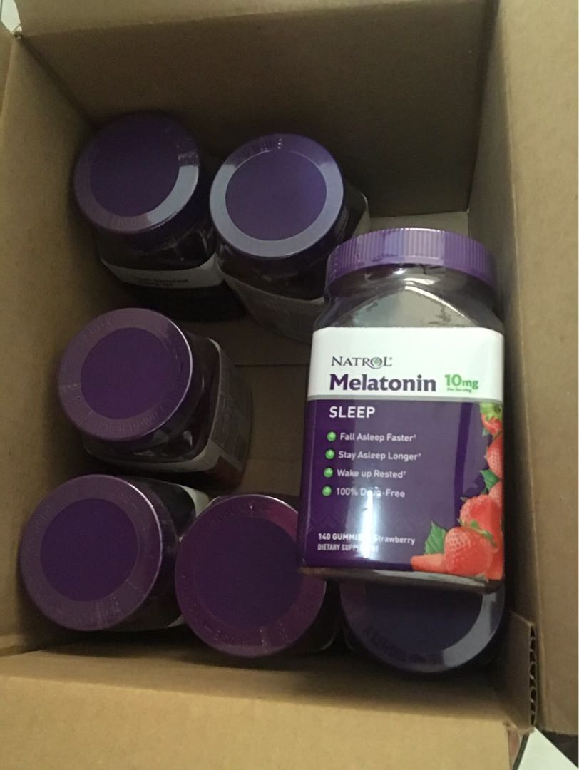 NATROL Melatonin Strawberry 10mg 140 gummies, Beauty & Personal Care ...