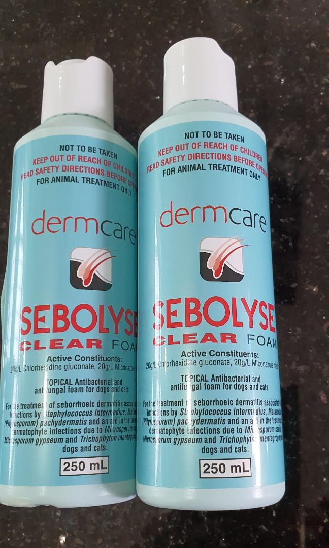 *NEW* Derma care Sebolyse shampoo 250ml/bottle, Pet Supplies, Health ...
