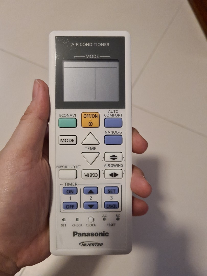 Original Panasonic Aircon Remote Control, TV & Home Appliances, Air ...