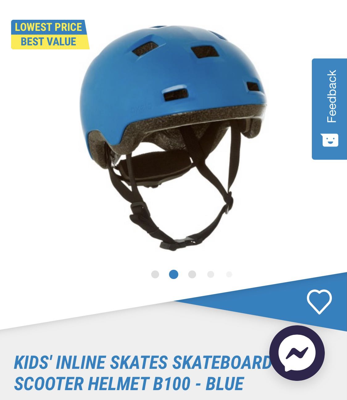 Oxelo Helmet, Sports Equipment, Bicycles & Parts, Parts & Accessories ...
