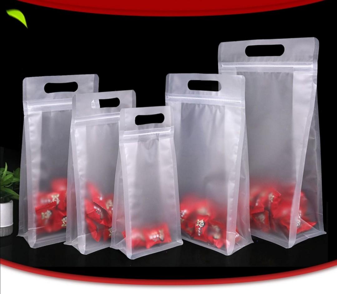 Packaging - Vertical Matte Self Seal Plastic Bag with Handle, 23 x 33 ...