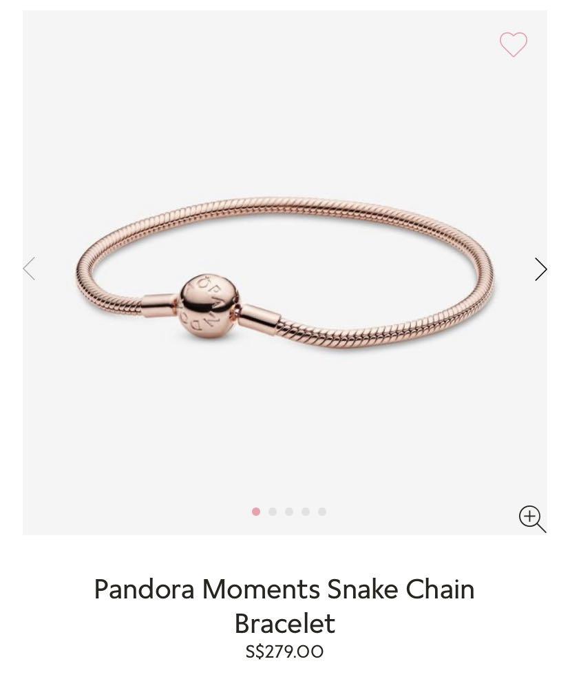 Pandora Rose gold Bracelet Full Set, Women's Fashion, Jewelry ...