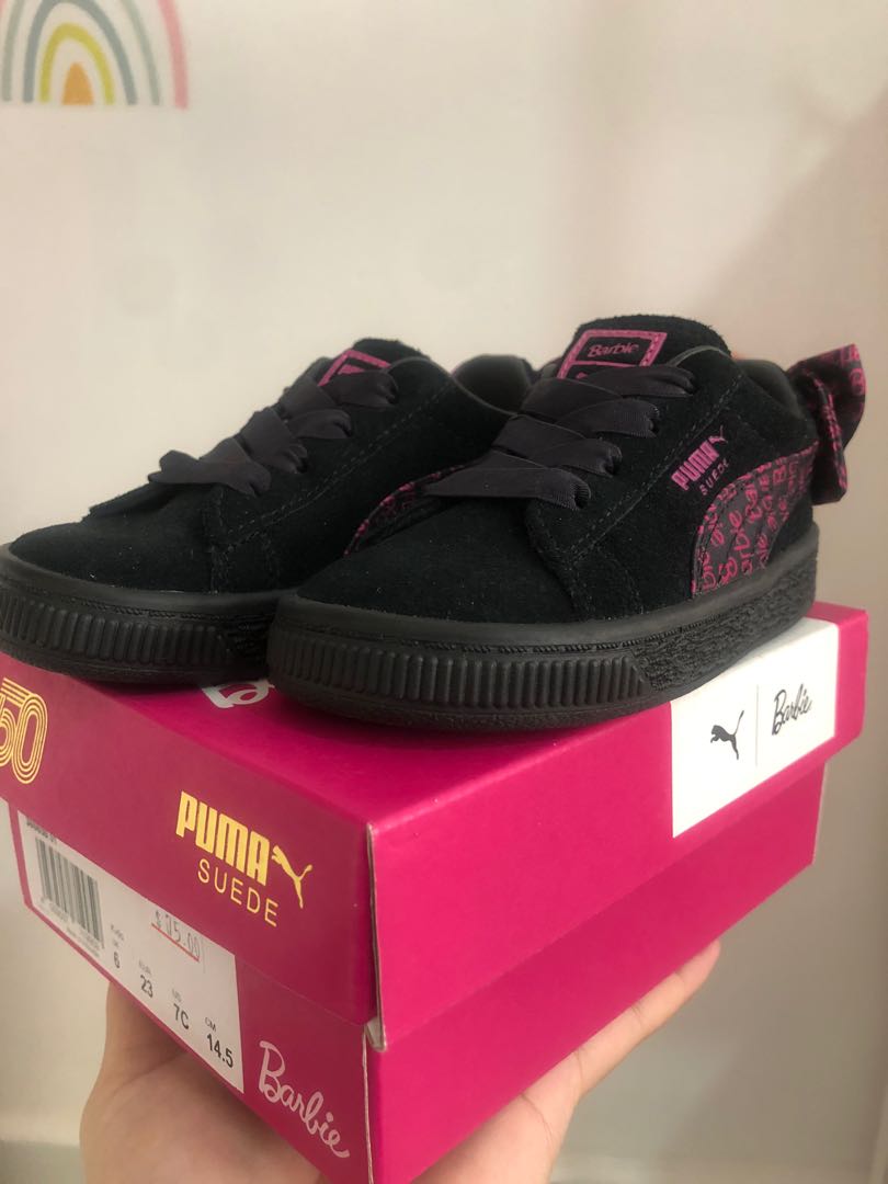 Puma Suede X Barbie GIRLS SHOE KIDS TODDLER, Babies & Kids, Babies ...