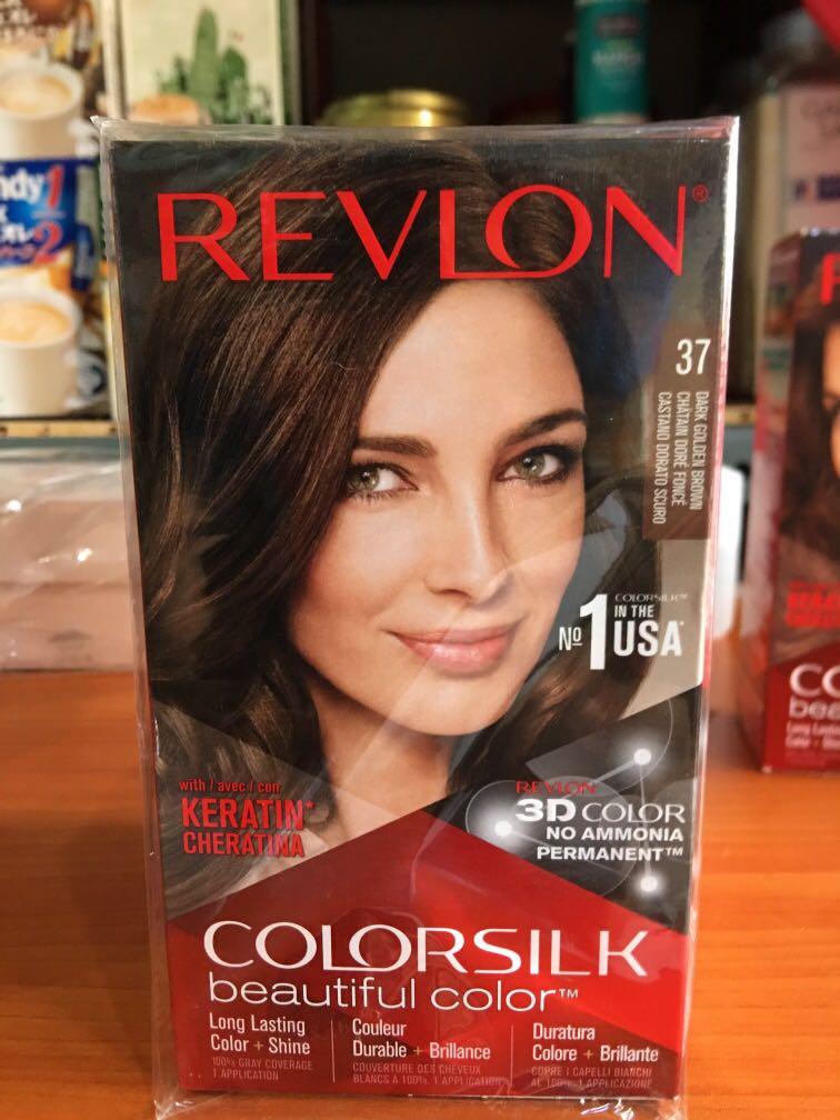 Revlon Colorsilk 37 Dark Golden Brown, Beauty & Personal Care, Hair on ...
