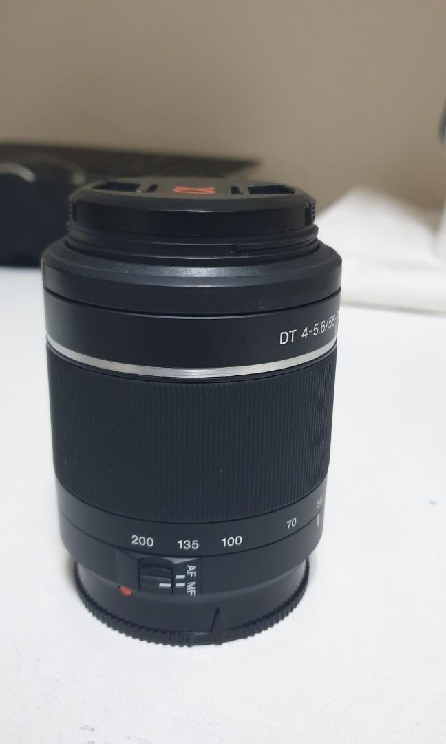SAL55200-2 Sony with emount adapter, Photography, Lens & Kits on Carousell