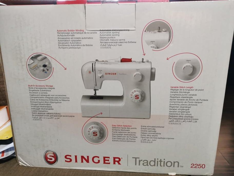 SINGER TRADITION 2250 SEWING MACHINE, TV & Home Appliances, Kitchen ...