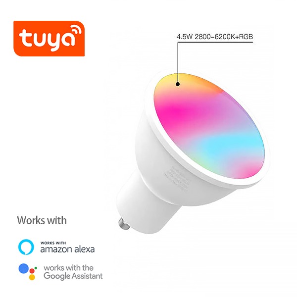 Smart GU10 LED Bulb (RGB / Dimmable), Furniture & Home Living, Lighting ...