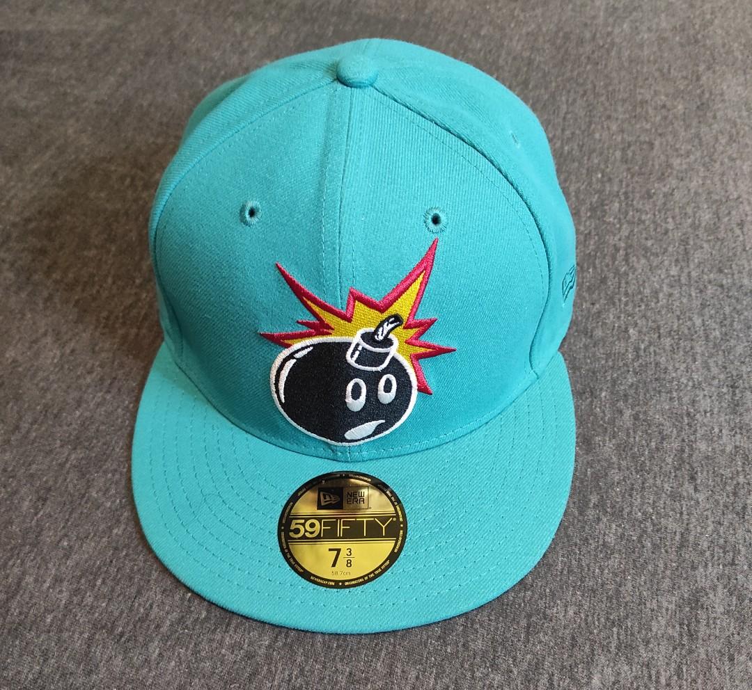 The hundreds Adam bomb teal new era hat cap, Men's Fashion, Watches ...