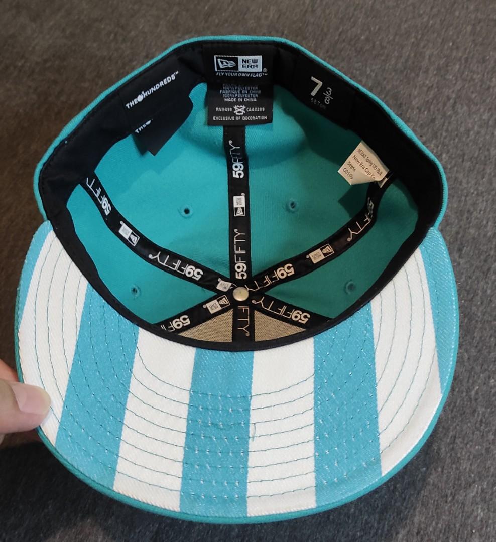 The hundreds Adam bomb teal new era hat cap, Men's Fashion, Watches ...
