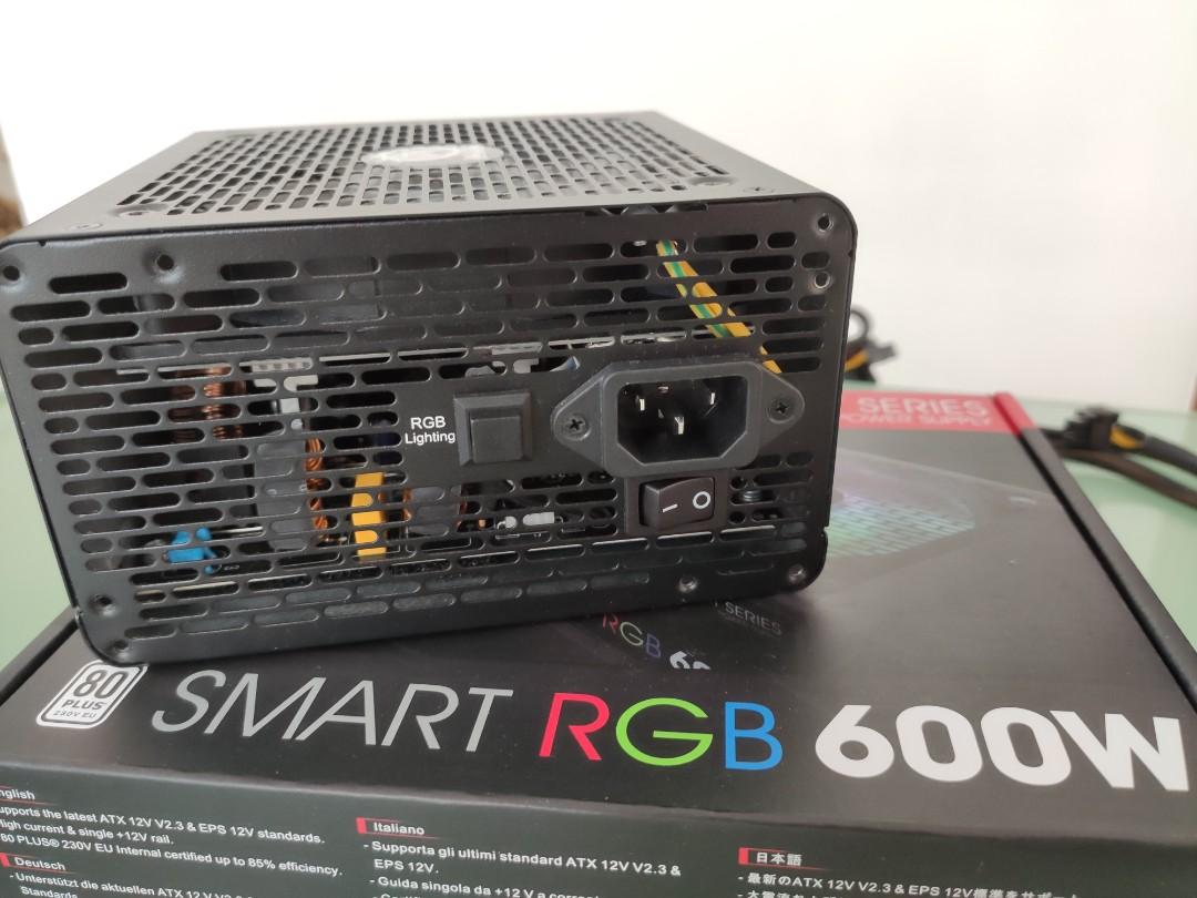 Thermaltake RGB 600W PSU (600 Watt Power Supply), Computers & Tech ...