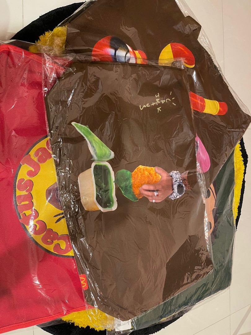 Travis Scott Menu Tote, Women's Fashion, Watches & Accessories, Other ...