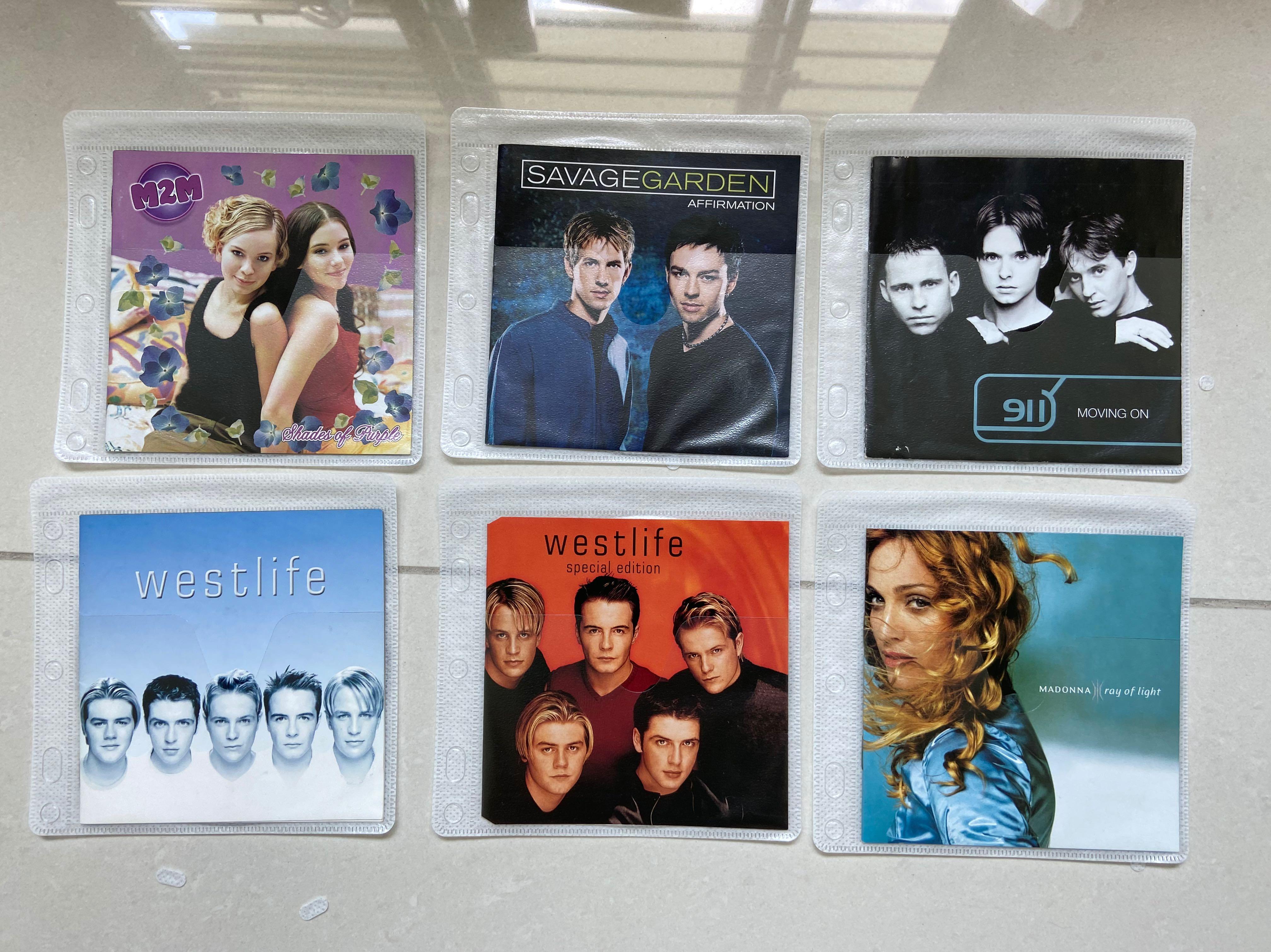 Various English pop music cds M2M, Madonna, Boyzone, Savage Garden ...