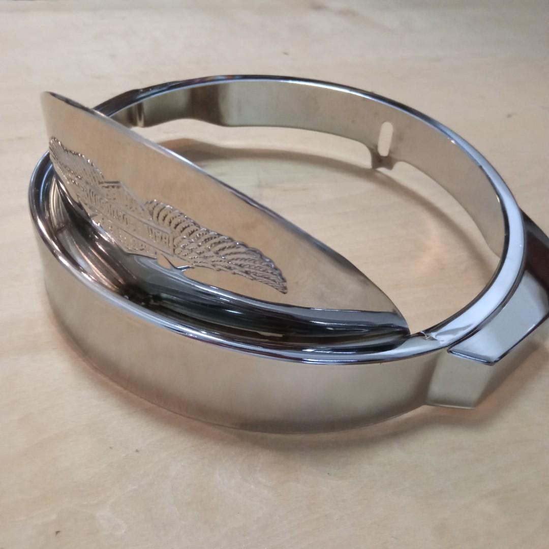 Vespa headlight rim with peak visor cover, Motorcycles, Motorcycle ...