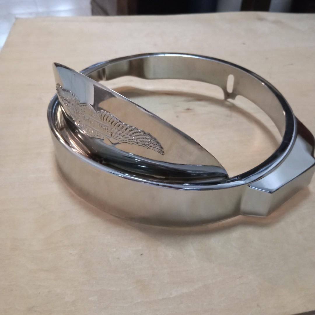 Vespa headlight rim with peak visor cover, Motorcycles, Motorcycle ...