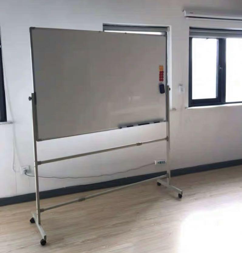 Whiteboard moveable portable white board with wheels magnetic double ...