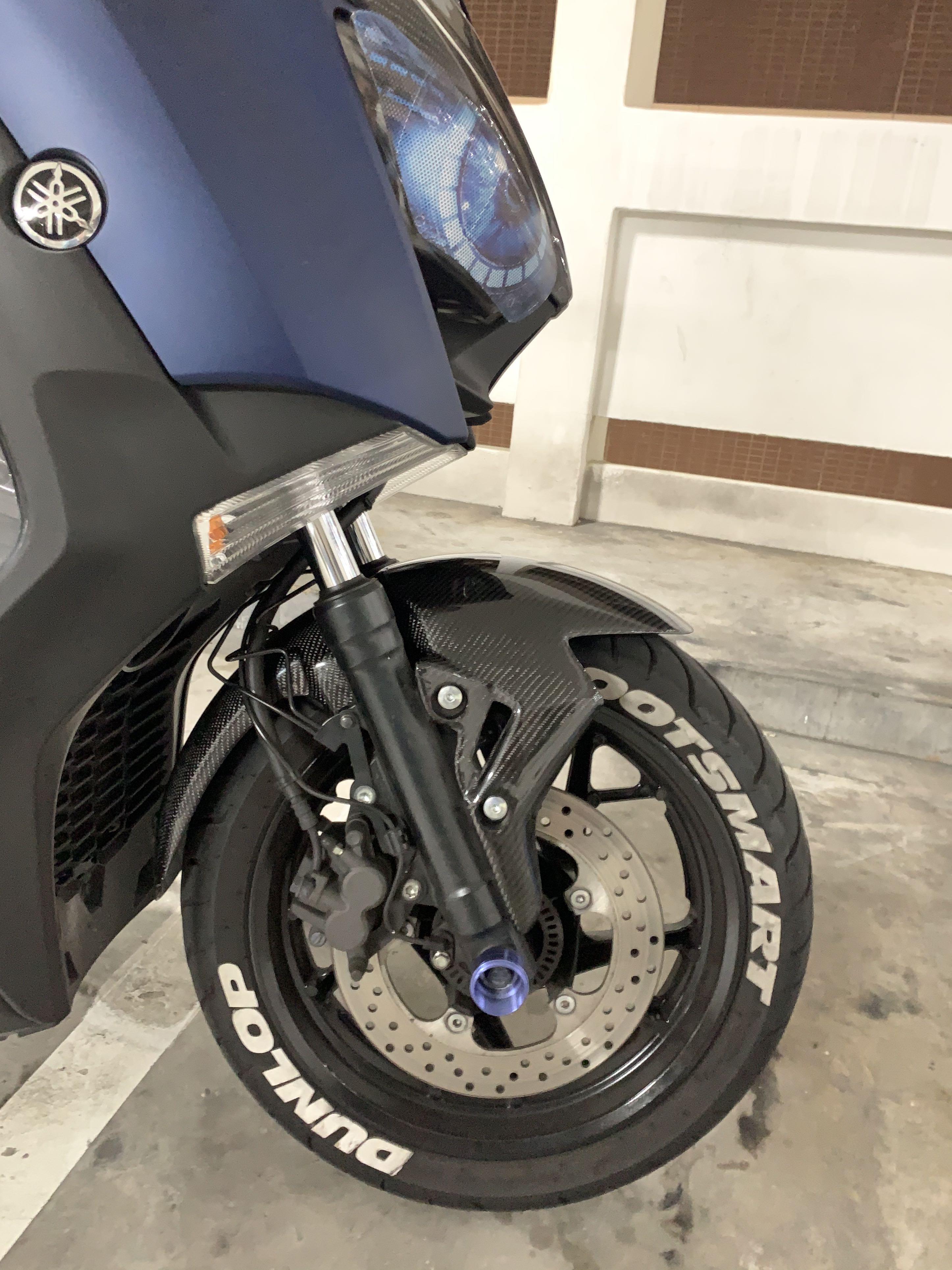 Xmax front fender Carbon Kevlar R1 design, Motorcycles, Motorcycle ...