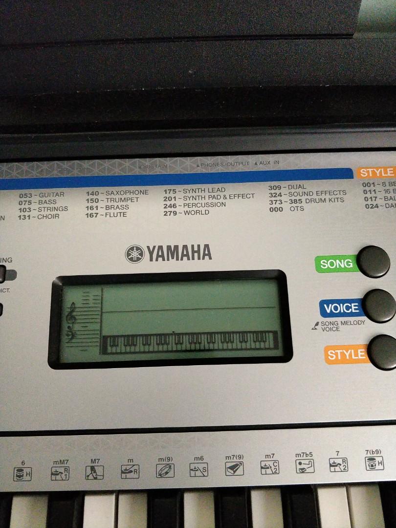 Yamaha Keyboard, Hobbies & Toys, Music & Media, Musical Instruments on ...