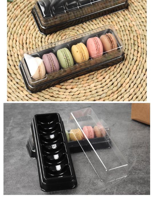 Macaron box packaging container packing box for 6 macarons macaroon box ...