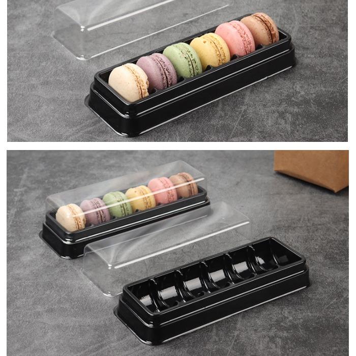 Macaron box packaging container packing box for 6 macarons macaroon box ...