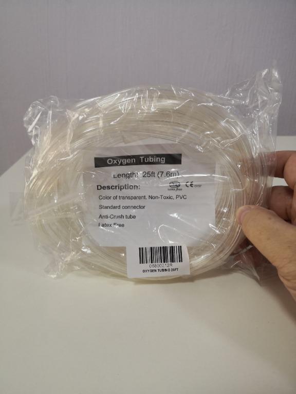 25ft (7.6m) long Oxygen Nasal Cannula Extension - with connector plug ...