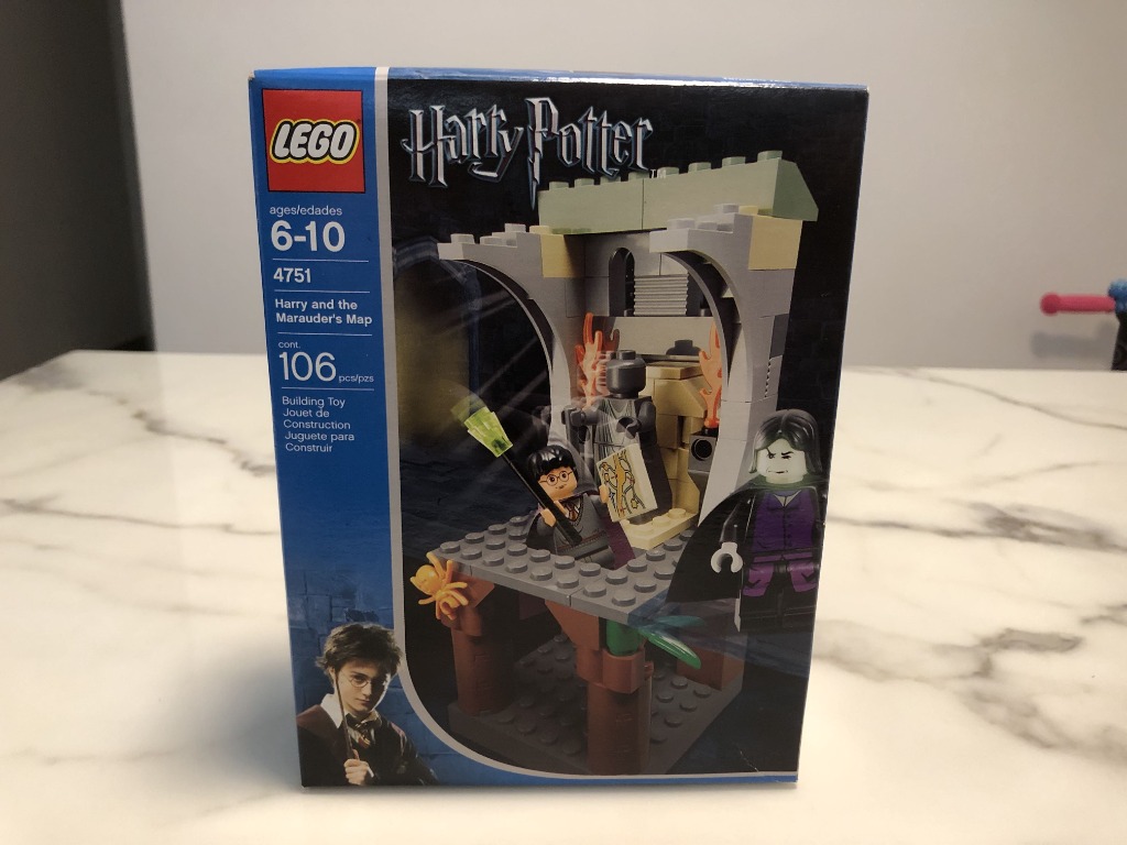 全新 LEGO 4751 Harry Potter - Harry and the Marauder's Map, 興趣及遊戲, 玩具 ...