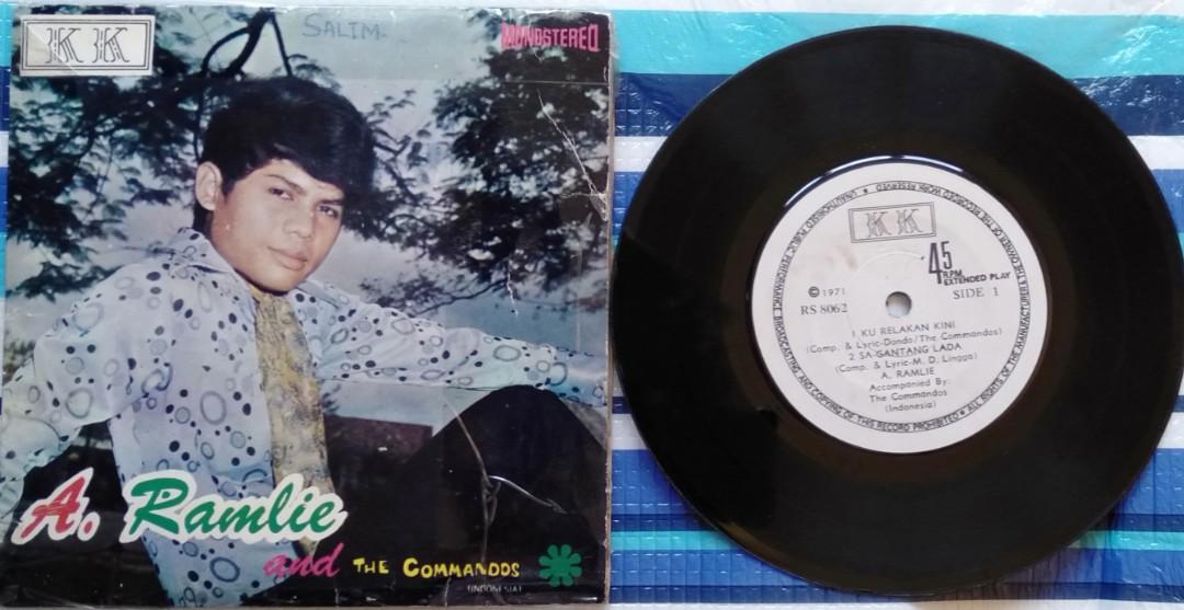 A Ramlie & The Commandos- Ku Relakan Kini-Album LP"1st Pressing"-7 ...