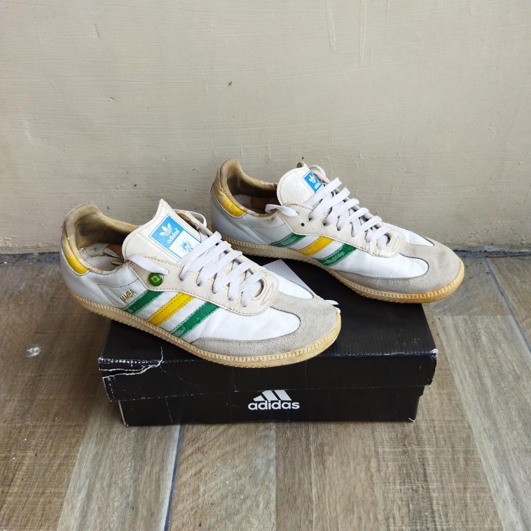 Adidas Samba Brazil world cup, Fesyen Pria, Sepatu , Sneakers di Carousell